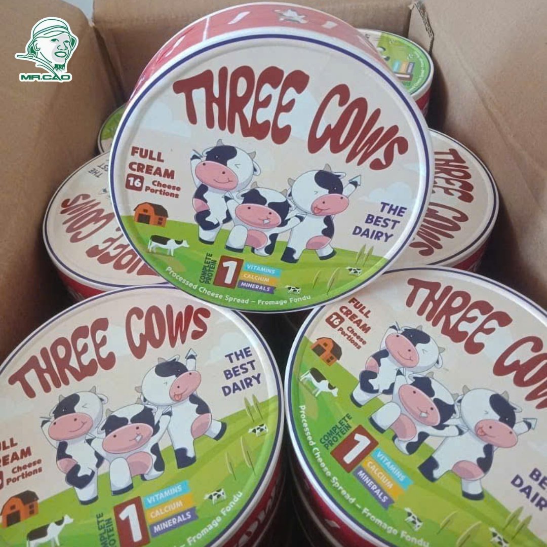 PHÔ MAI MỀM – CREAMY CHEESE THREE COWS 16 PICE 240g – MrCao Mart