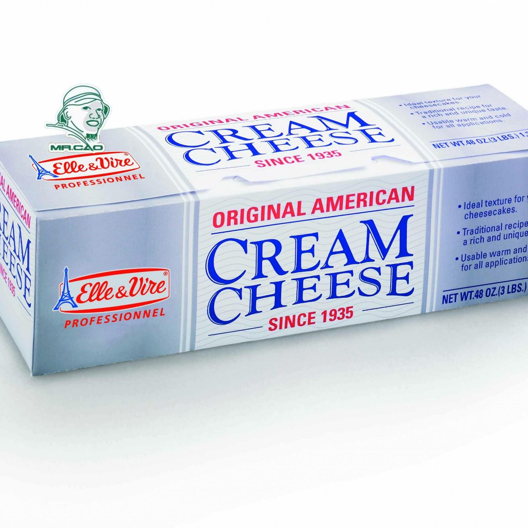 PHÔ MAI KEM – CREAM CHEESE ELL & VIRE FRANCE 1,36KG – MrCao Mart