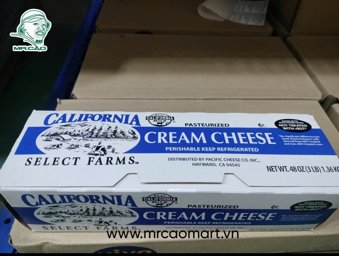 PHÔ MAI KEM – CREAM CHEESE CALIFORNIA USA 1,36KG – MrCao Mart