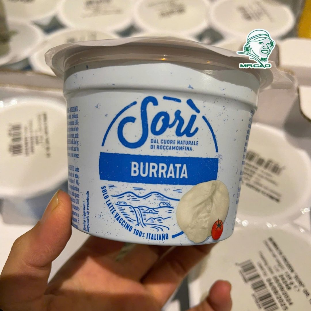 PHÔ MAI BURRATA SORI 125g x 8 (Maldera) – MrCao Mart