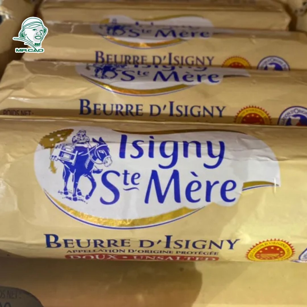 BƠ LẠT CAO CẤP – AOP BUTTER ROLL UNSALTED ISIGNY 250G – MrCao Mart