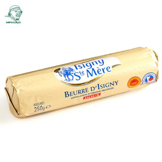 BƠ LẠT CAO CẤP – AOP BUTTER ROLL UNSALTED ISIGNY 250G – MrCao Mart